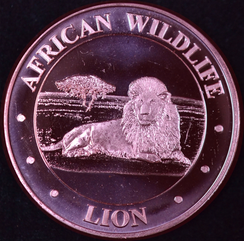 1 oz Copper Lion