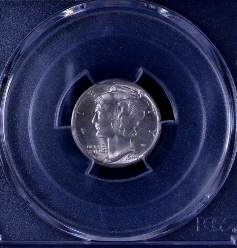 1944-D Mercury Dime - PCGS MS 66 FB