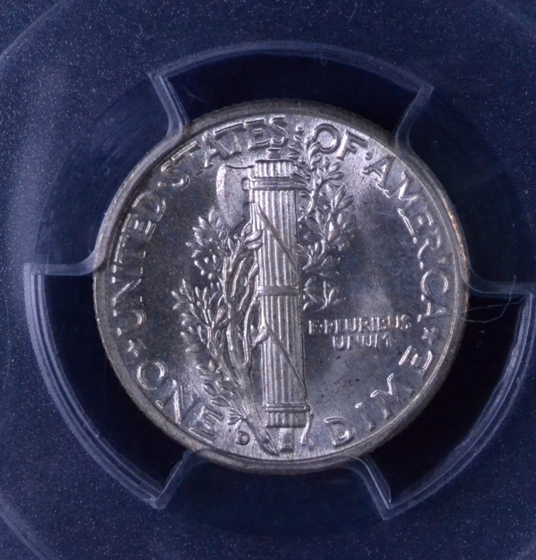 1944-D Mercury Dime - PCGS MS 66 FB