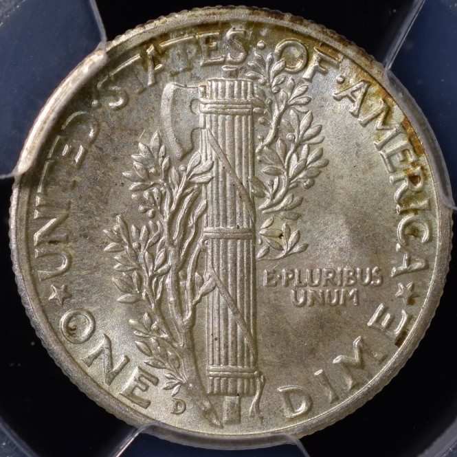 1944-D Mercury Dime - PCGS MS66FB
