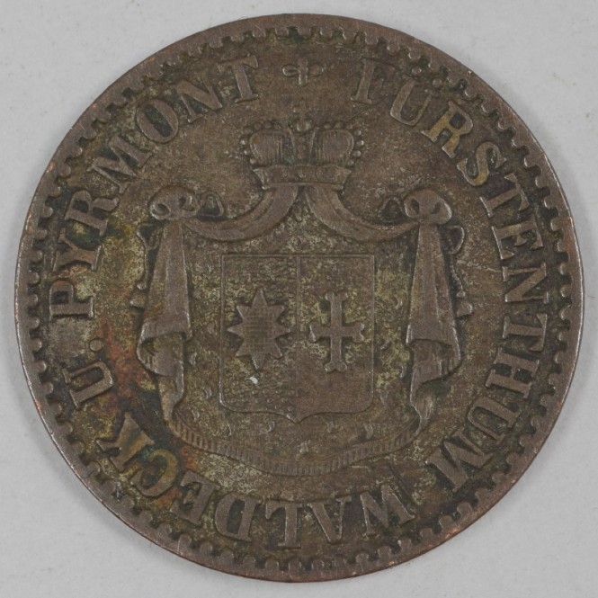 1867-B German States 1 Silbergroschen - Principality of Waldeck-Pyrmont