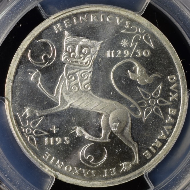 1995-F Germany 10 Deutsche Mark - PCGS MS64 KM# 186