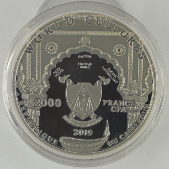 2019 2000 Francs Republic of Cameroon - World Cultures: Ganesha - Mint ...
