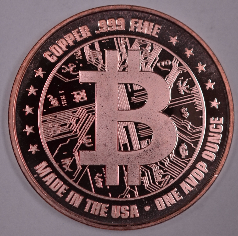 1 oz Copper Bitcoin