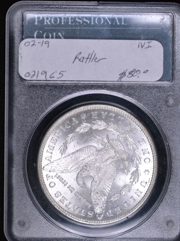 1880-S $1 Morgan Dollar In PCGS Rattler Holder! - PCGS MS 64 2268816