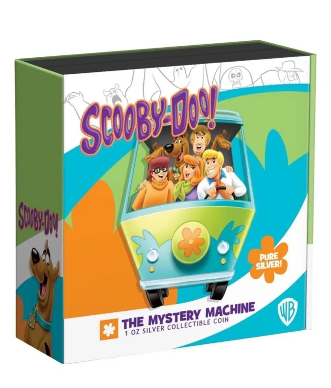 2023 Niue Scooby Doo "The Mystery Machine" 1oz .999 Silver Bar