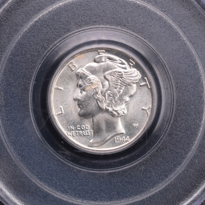 1944-D Mercury Dime - PCGS MS 67 FB