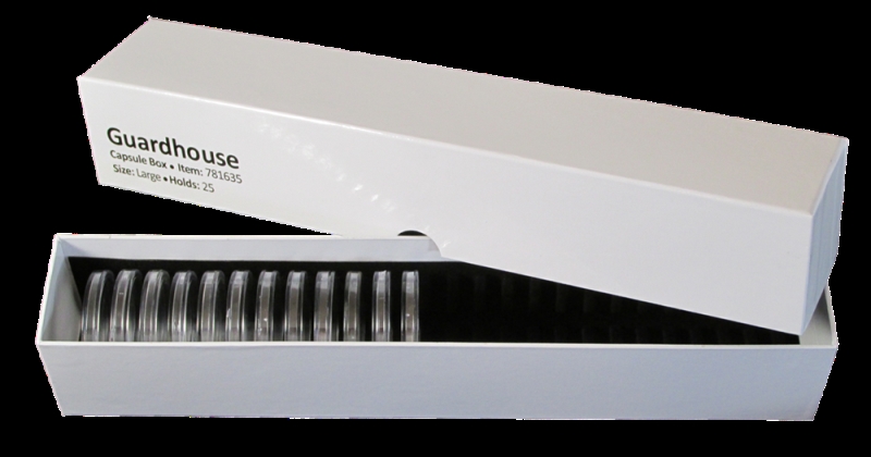 Guardhouse Storage Box for 25 Large Coin Capsules