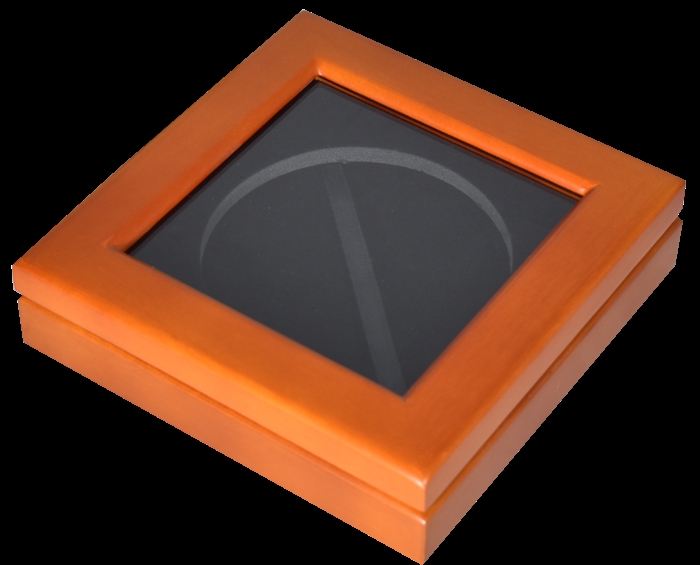 Guardhouse 3" Glass Top Wood Coin Display Box