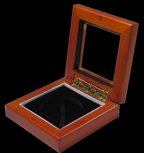 Guardhouse Glass Top 2" Wood Coin Display Box