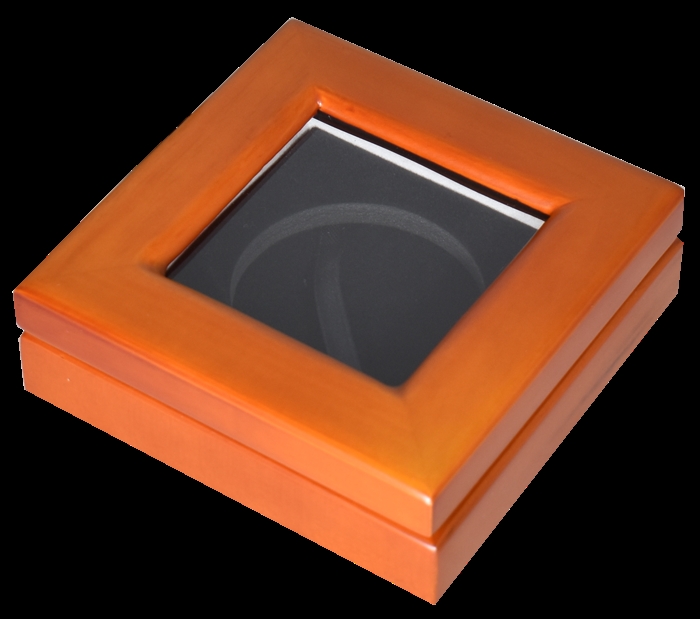 Guardhouse Glass Top 2" Wood Coin Display Box