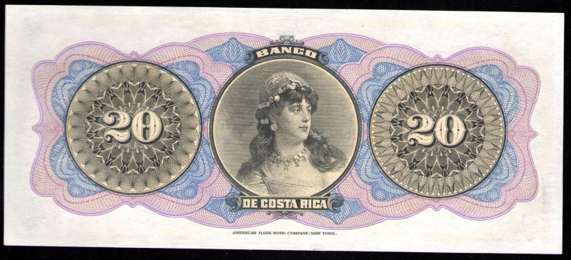 1899 Costa Rica 5, 10 & 20 Peso Note Set (5163, 5164, 5165)