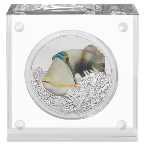2018 Niue $2 - Reef Fish: Triggerfish - New Zealand Mint
