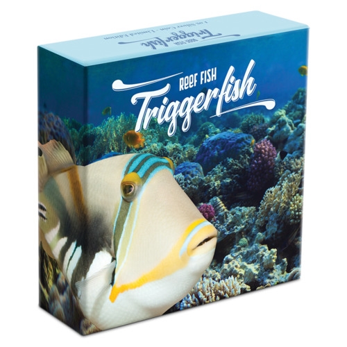 2018 Niue $2 - Reef Fish: Triggerfish - New Zealand Mint