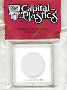 Capital Plastics Silver Dollar Coin Case