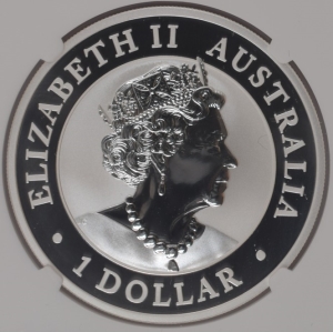 2019-P Australia $1 - Welcome Stranger Gold Nugget - NGC MS70