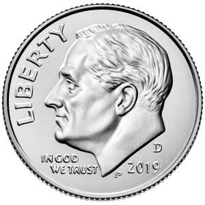 2019-D Roosevelt Dime - Brilliant Uncirculated