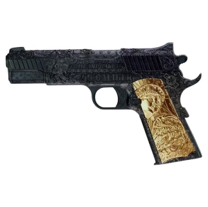 2024 Chad 10,000 Francs - .45 Caliber Pistol Shaped - 2oz Silver (Black ...