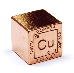 5oz .999 Fine Copper Cube