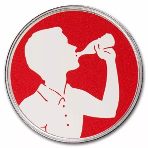 Coca Cola 2 (1oz) .999 Silver Colorized Rounds