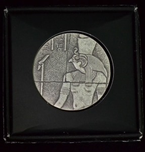 2016 2 oz Silver Republic of Chad Horus Coin