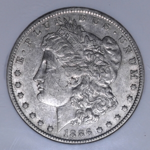 1886-O $1 Morgan Silver Dollar " Binion Collection " - NGC