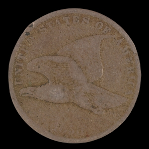 1858 U.S. 1¢ - Flying Eagle Cent - F (Small Letters)