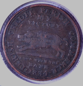 Running Boar Hard Times Token HT-9