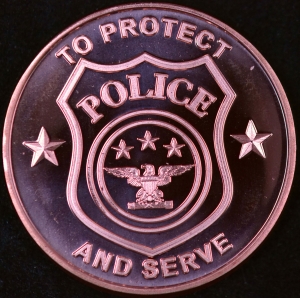 1 oz Copper Police Department