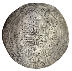 1622 Spanish Netherlands 1 Patagon - Felipe IV (Tournai; Silver)
