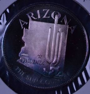 TONED State of Arizona Silver Medallion