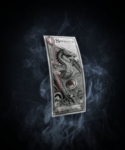 Silverback Dragons Red Edition (.9999 Fine Silver Aurum Note)